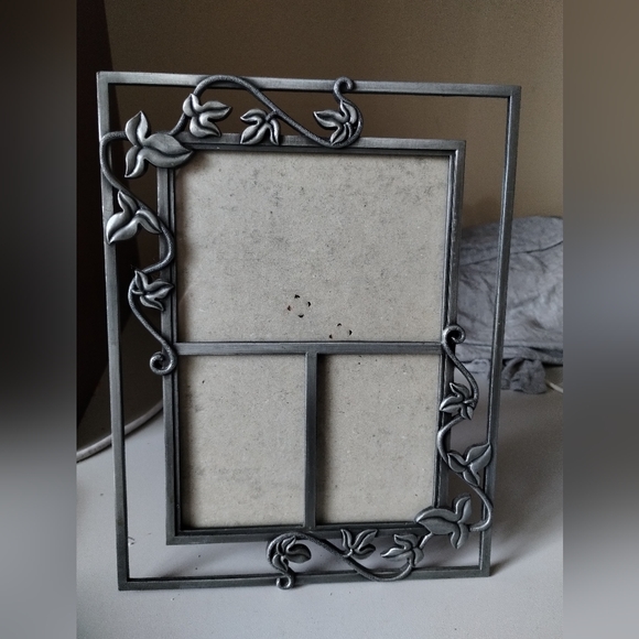 Other | Charming Pewtertoned Dual Picture Frame No Glass | Poshmark